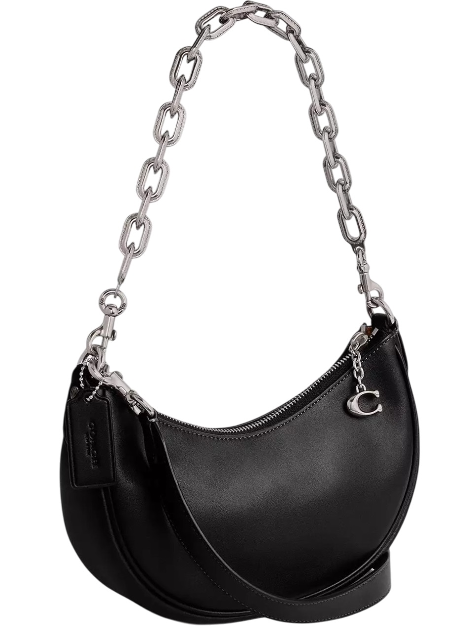 Túi đeo chéo đen Coach Mira Shoulder Bag Black CM583